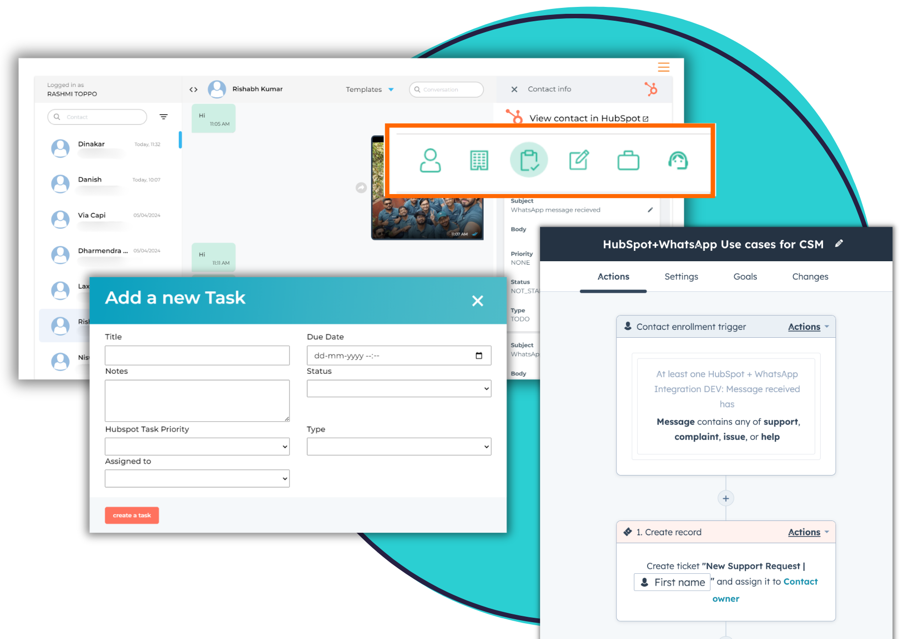 HubSpot + WhatsApp Integration-Capture WhatsApp chats in CRM | Niswey HubSpot + WhatsApp Integration-Capture WhatsApp chats in CRM | Niswey